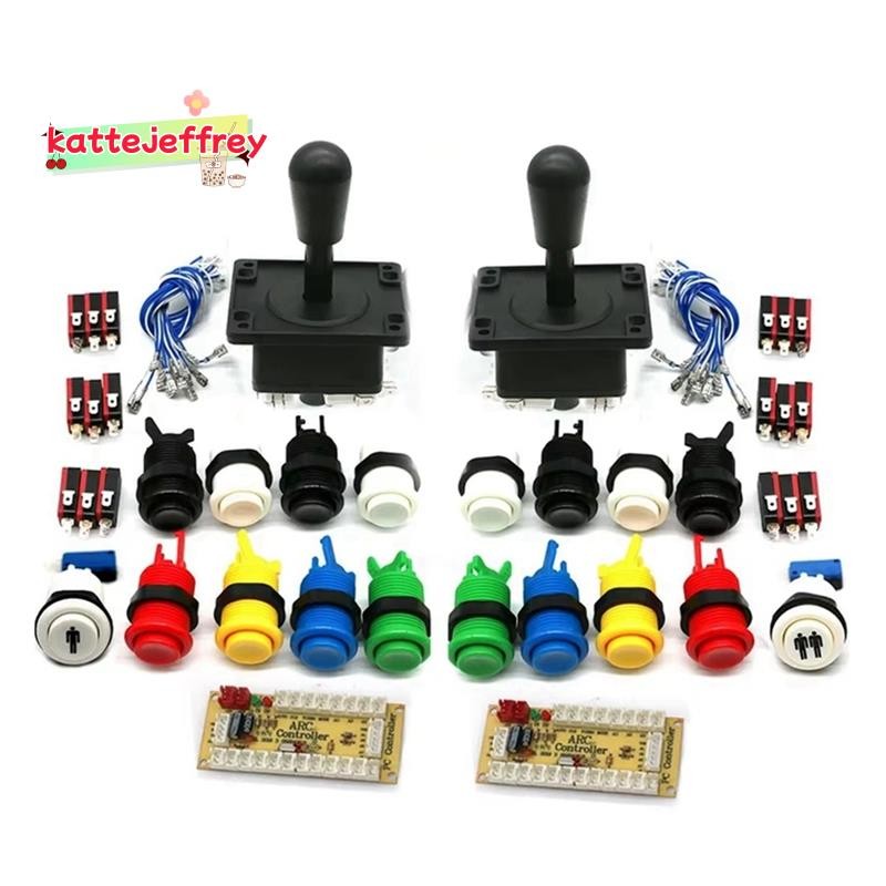 Arcade Game DIY Kit Zero Delay USB Board Controller for Pc US Style Joystick Happ Push Button ...