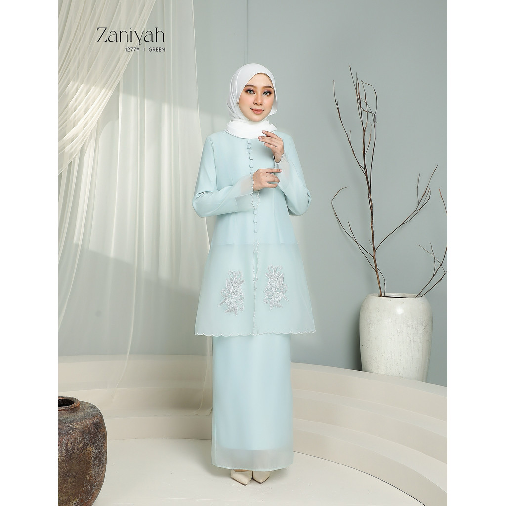 ️New Arrival ️ ZANIYAH KURUNG MODERN (GREEN) 1277# | Shopee Malaysia