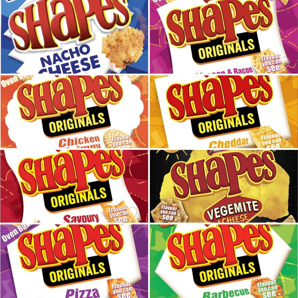 Arnott's Shapes Biscuits made in Australia with many flavors | Shopee ...