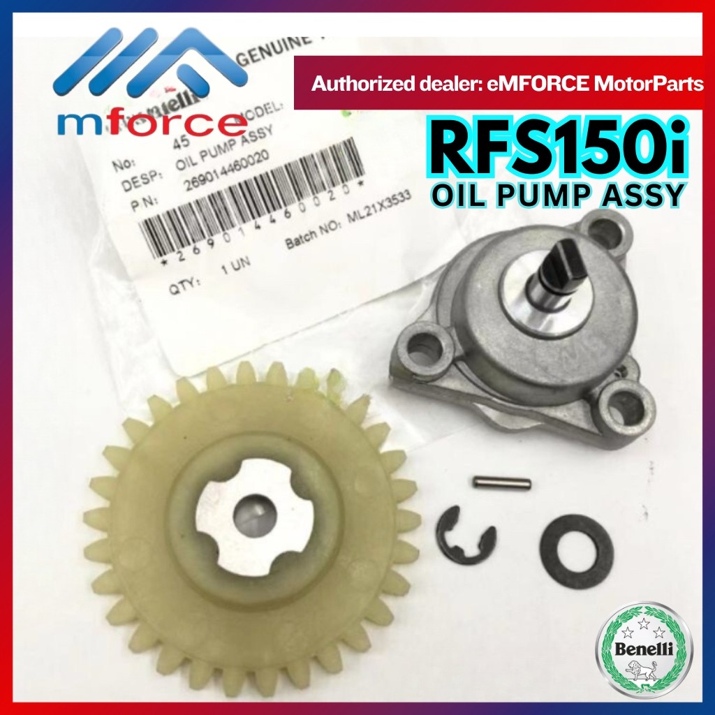BENELLI RFS 150 RFS150i 150s OIL PUMP ASSY PAM MINYAK 269014460030 ...