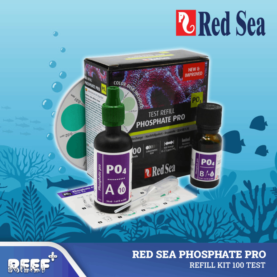 Red Sea Phosphate Pro Test Kit Refill 100 Tests | Shopee Malaysia