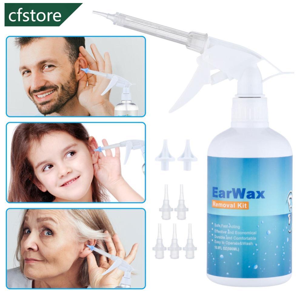CFSTORE 500/300ml Ear Wash Earwax Cleaning Tool Set for Adults Kids ...