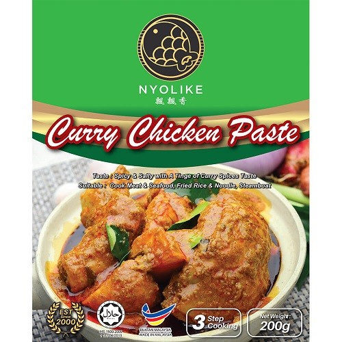 Nyolike Curry Chicken Paste 150g | Shopee Malaysia