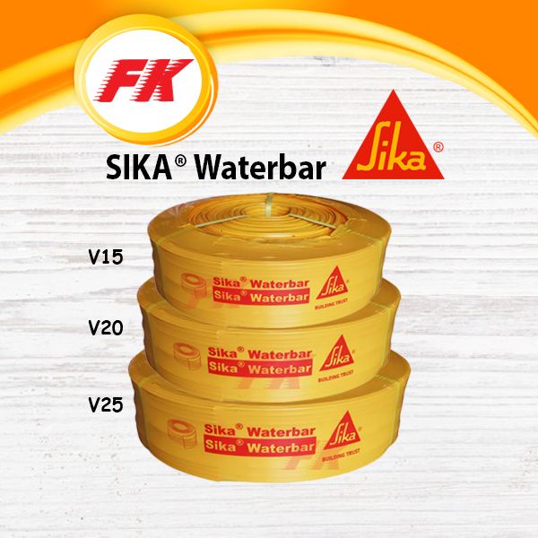 SIKA® WATERBAR (150/ 200/ 250MM WIDE) - V M MY CENTRALLY PLACED ...