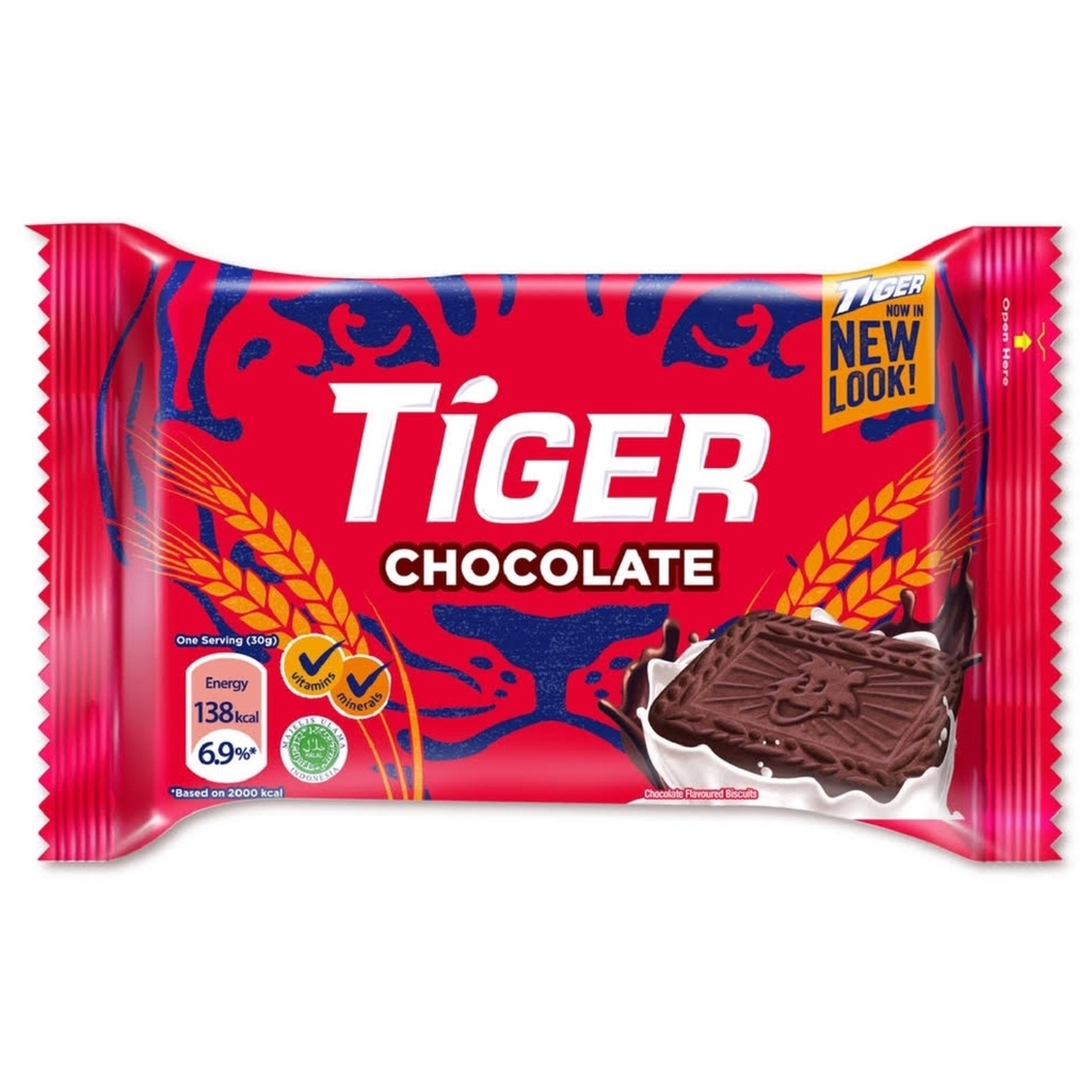 Biskut Tiger Chocolate (144.4g) | Shopee Malaysia