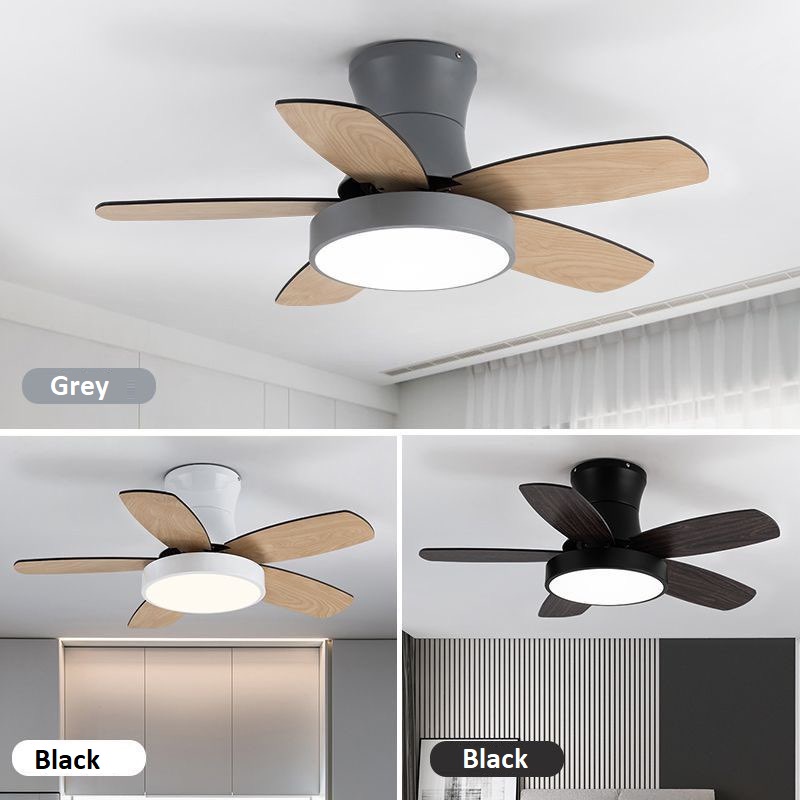 Moder Nordic Ceiling Fan with Remote Control Ceiling Fan with Light ...
