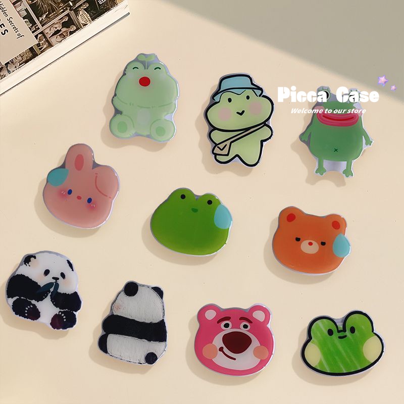 Cartoon Various Cute Ugly Frogs Phone Holder Lovely Panda Rabbit Funny ...