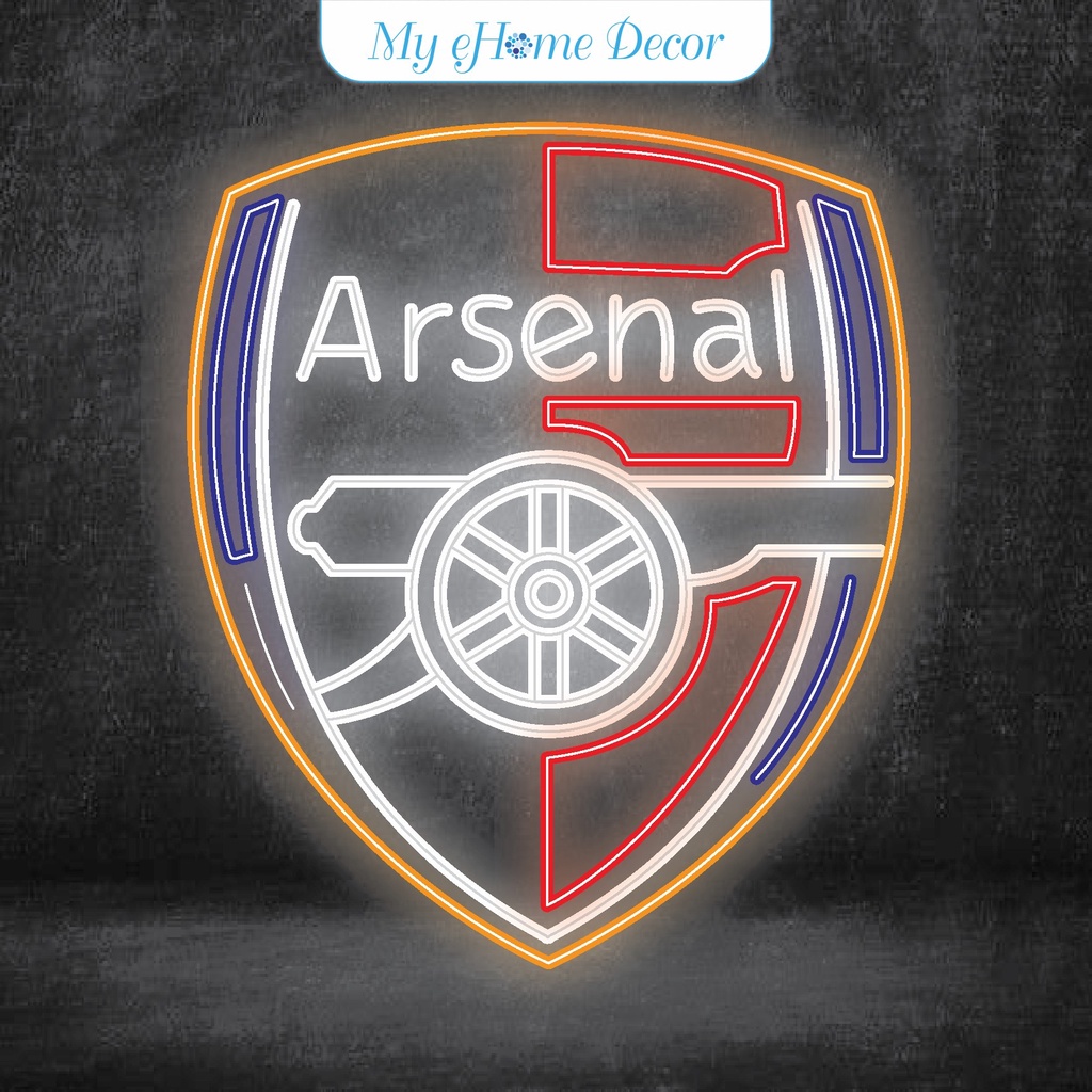 Plug & Play Neon Sign - ARSENAL LOGO | Shopee Malaysia