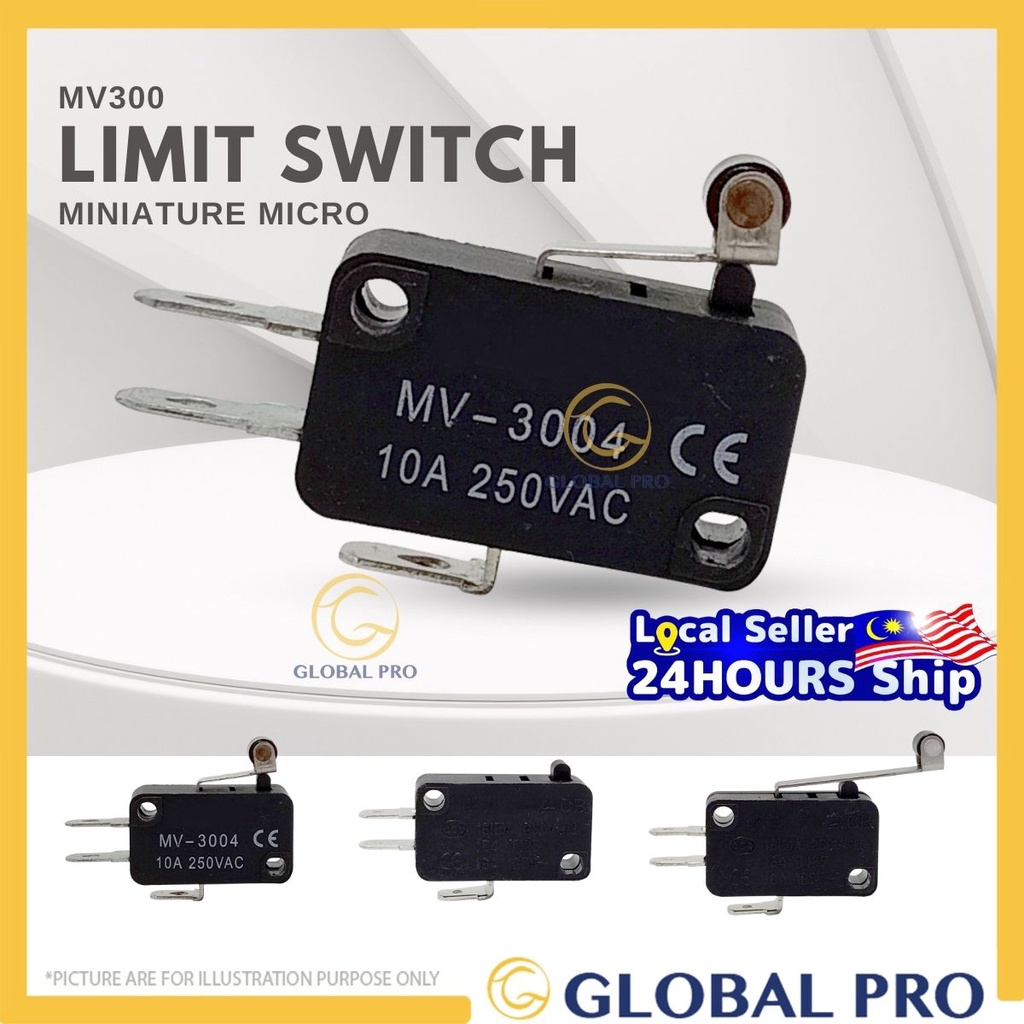 MV300 Limit Switch Miniature Micro Short Straight Lever Type Micro ...