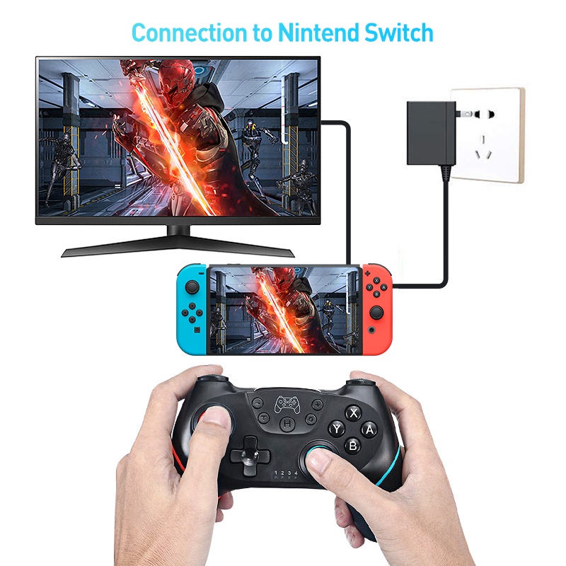 ADO Nintendo Switch & Switch Lite Switch OLED Wireless PRO Controller ...