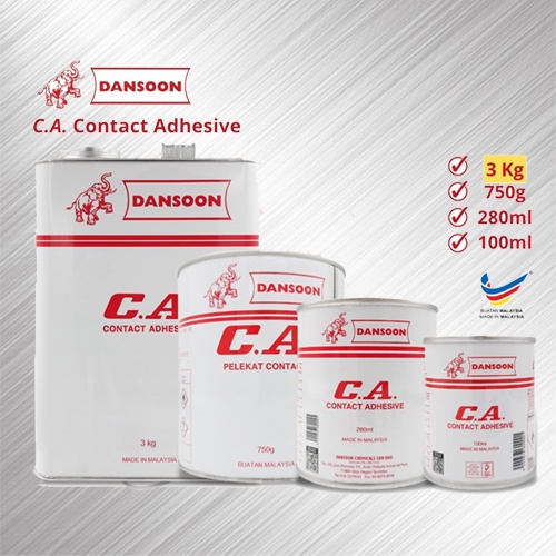 DANSOON CA CONTACT ADHESIVE GLUE (100ML , 250ML , 750GM) | Shopee Malaysia