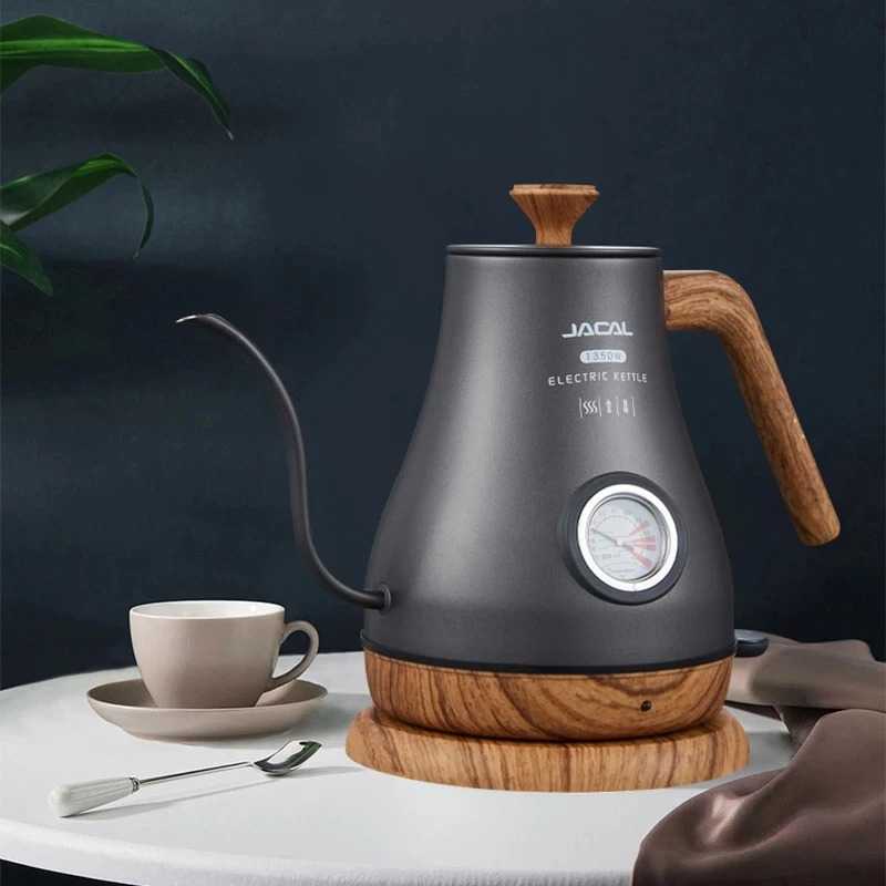 Jacal Teapot Water Heater Electric Pot Warmer Gooseneck 1L 1350W - GL ...