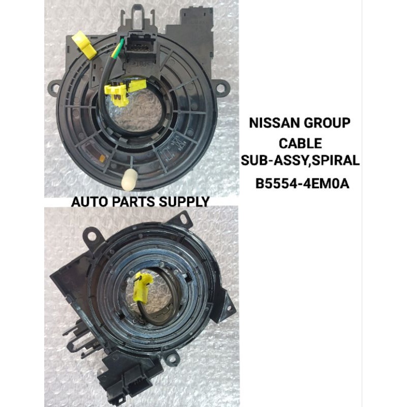 25554-4EM0A (B5554-4EM0A) NISSAN X-TRAIL T32 TEANA L33L CLOCK SPRING ...