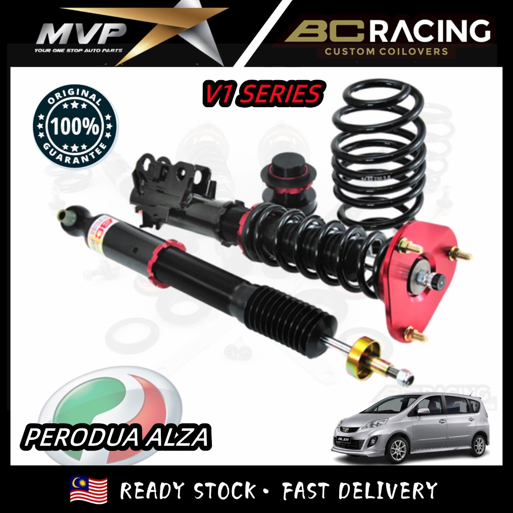 Original BC Racing V1 Perodua Alza Adjustable Absorber High Low Soft ...