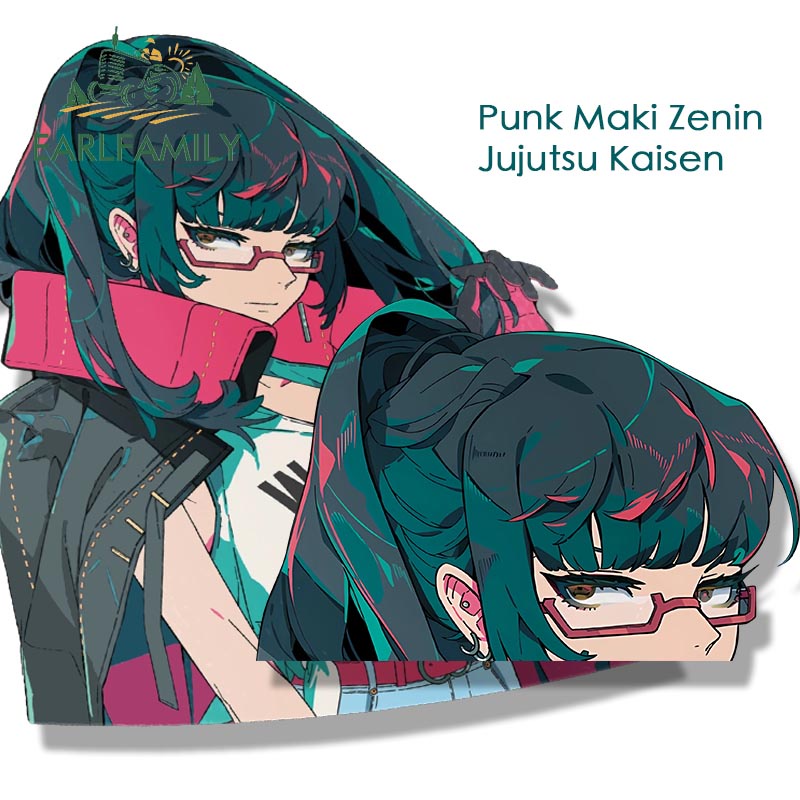 EARLFAMILY Punk Maki Zenin Fanart Car Sticker Anime Jujutsu Kaisen ...