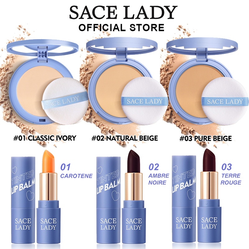 SACE LADY Oil-control Compact Powder Foundation Waterproof SACE LADY ...