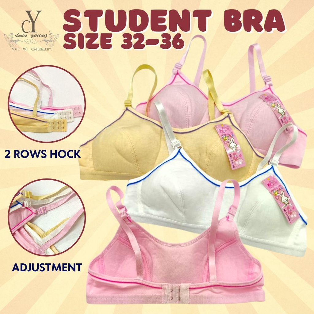 2813 Student Bra / Girls Cotton Bra / Kids Training Bra / Sport Bra ...