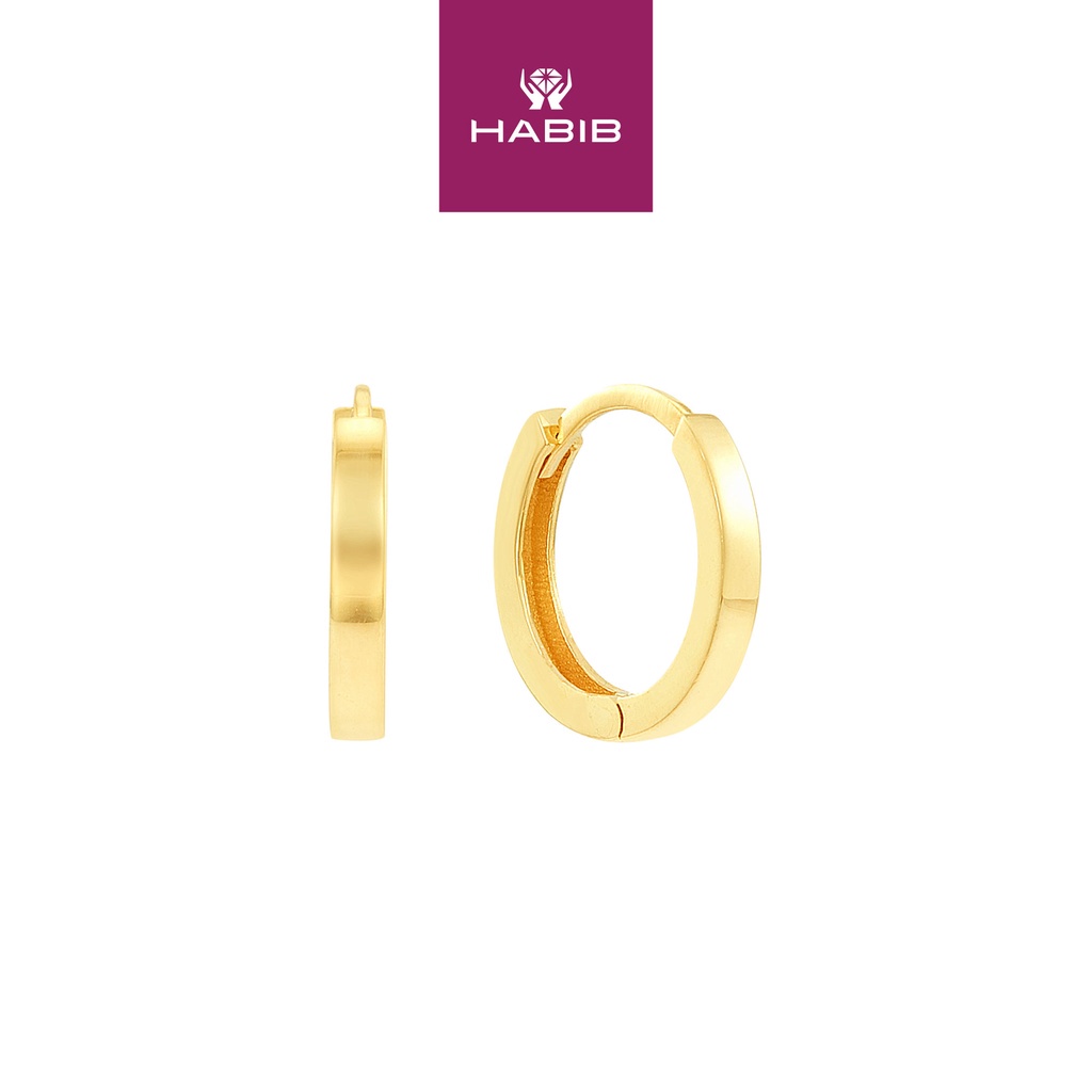 HABIB 375/9K Yellow Gold Earrings ENM1050 | Shopee Malaysia
