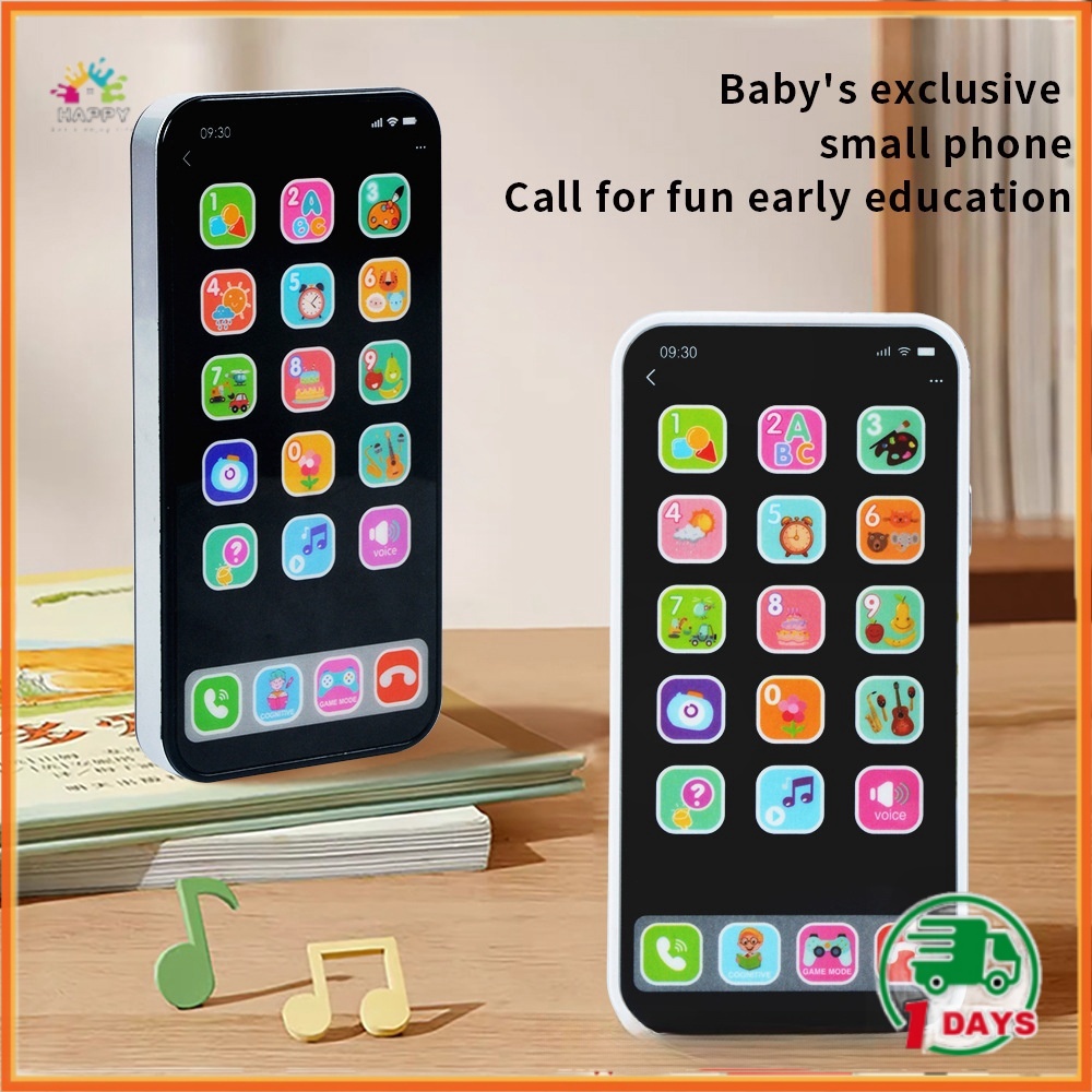 【🇲🇾24h】Kids Telephone Toys - Simulation Smartphone Baby Toy Handphone ...