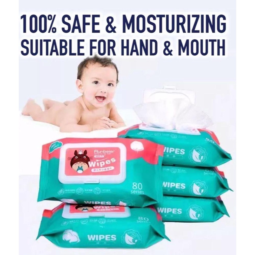 FREE WET TISSUE BABY WIPES (NON ALCOHOL) | Shopee Malaysia