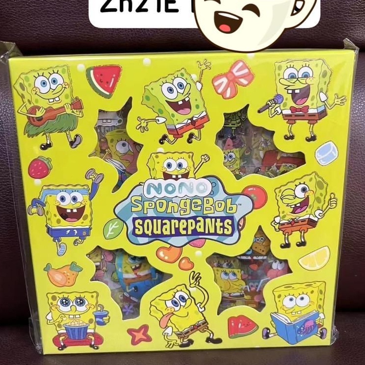 Spongebob Squarepants Waterproof Sticker/2D Box Sticker Decoration for ...
