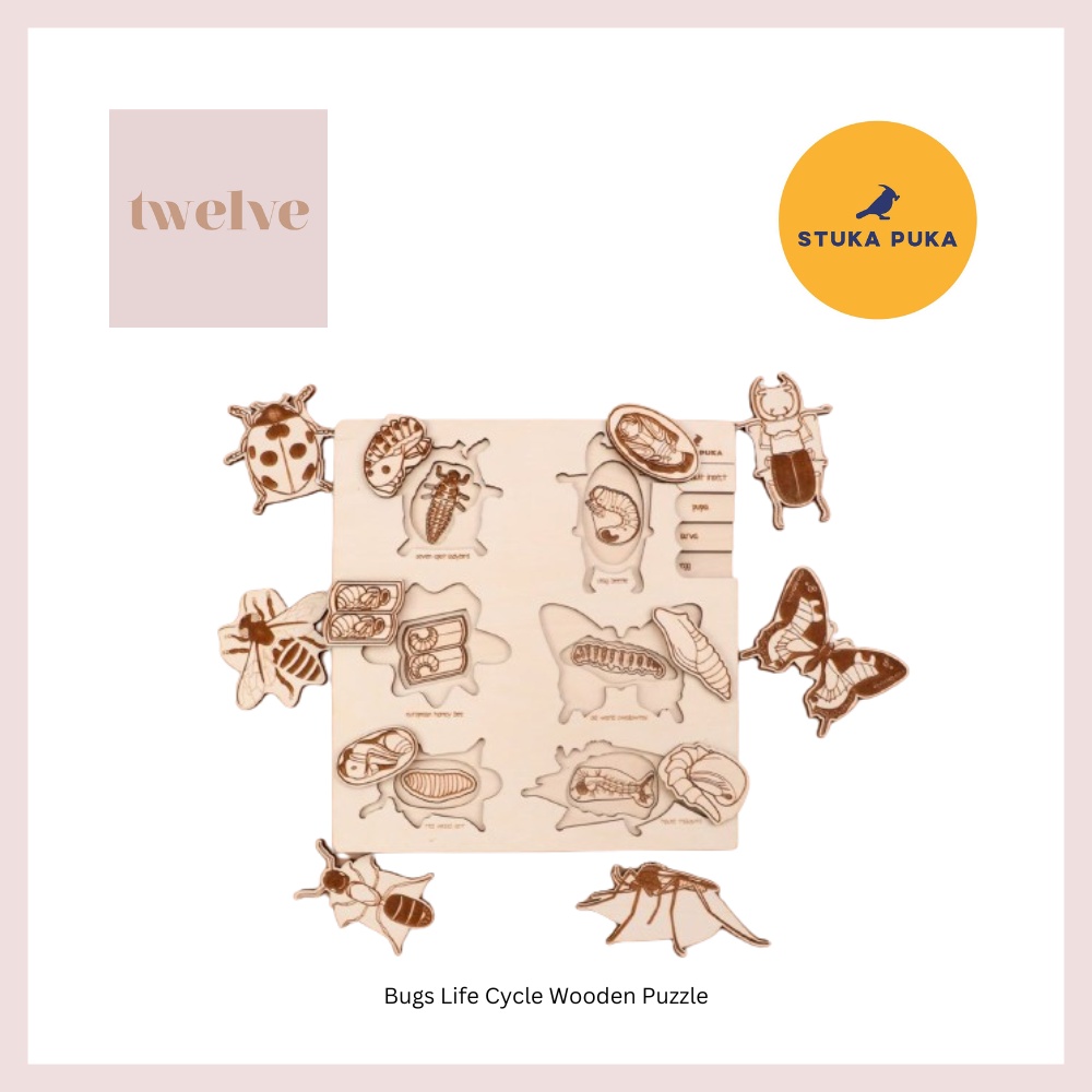 STUKA PUKA l Bugs Life Cycle Wooden Puzzle | Shopee Malaysia