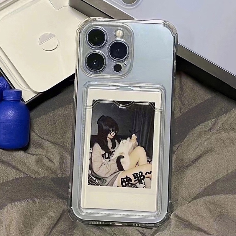 Casing Xiaomi Redmi 14C 13 13C 12 12C 10 10C 9 9A 9C 9T A3 A1 A2 Plus Poco C65 Transparent Card ...