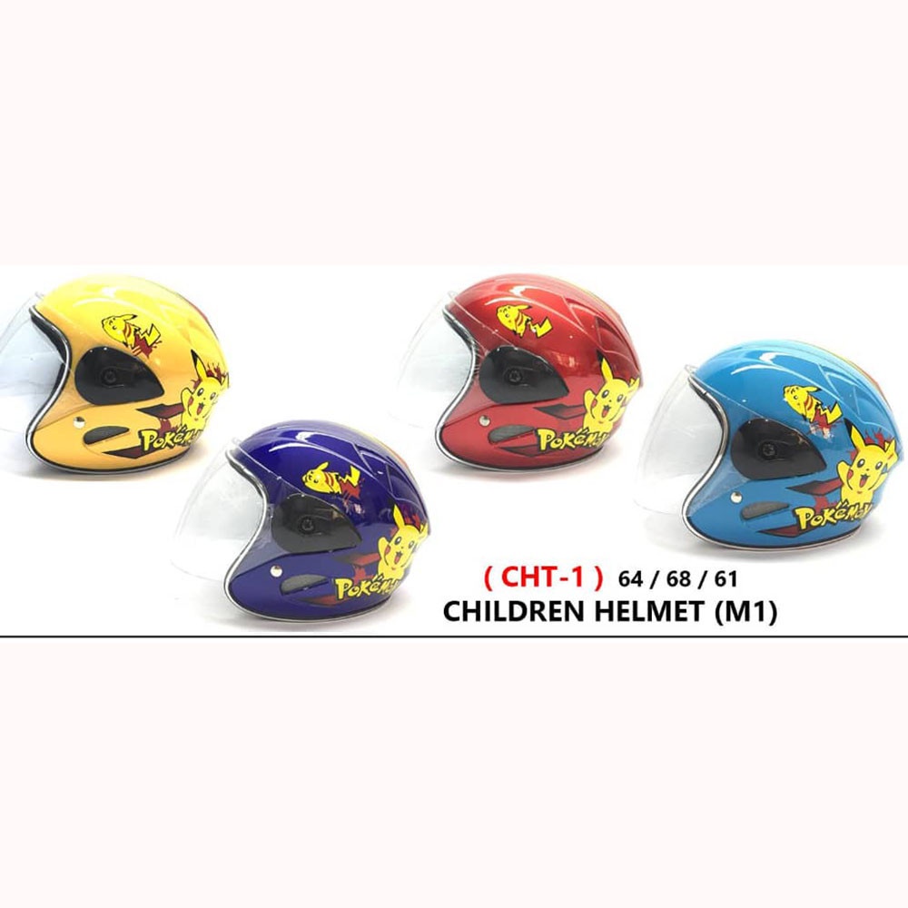 Helmet Kanak-kanak M1 (Corak Pokemon) | Shopee Malaysia