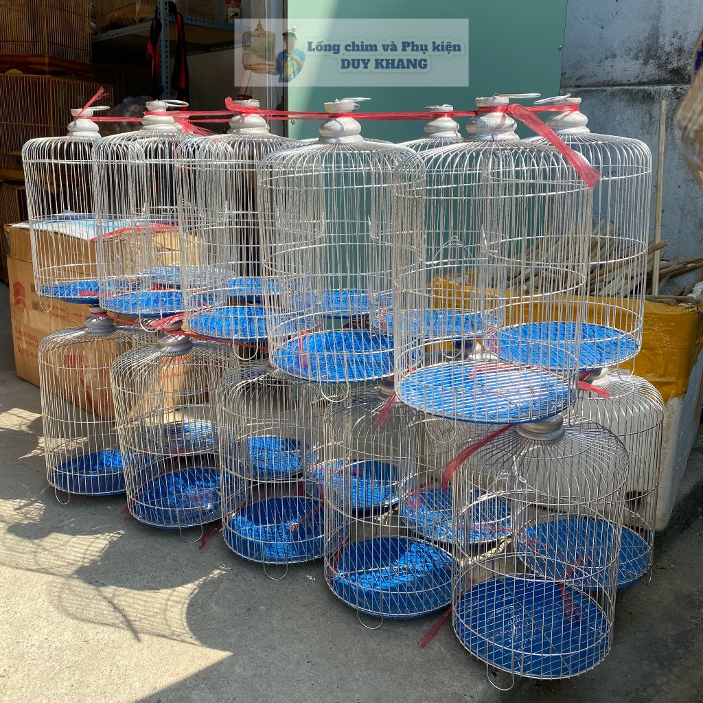 Round cage for sunbirds, turtles, jackfruit snails,... size 20cm x 35cm ...