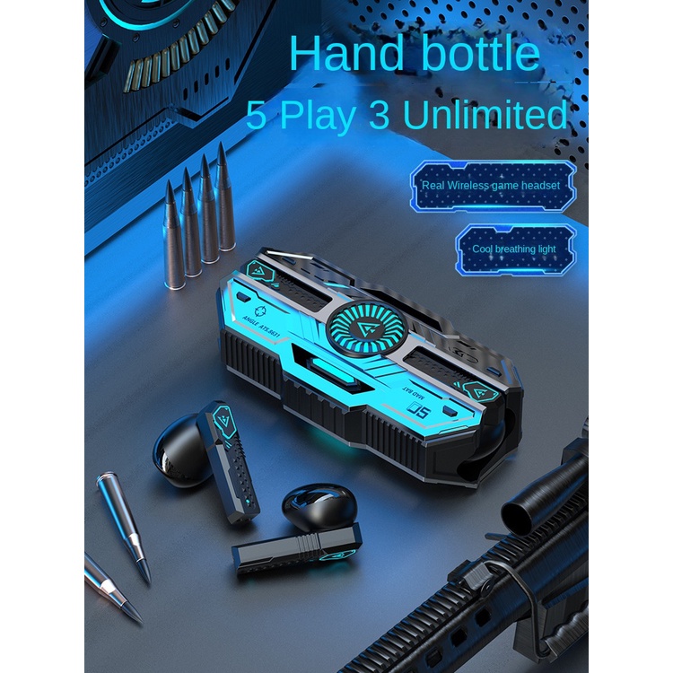 Esports game， Bluetooth earphones X37， new low latency mecha style ...
