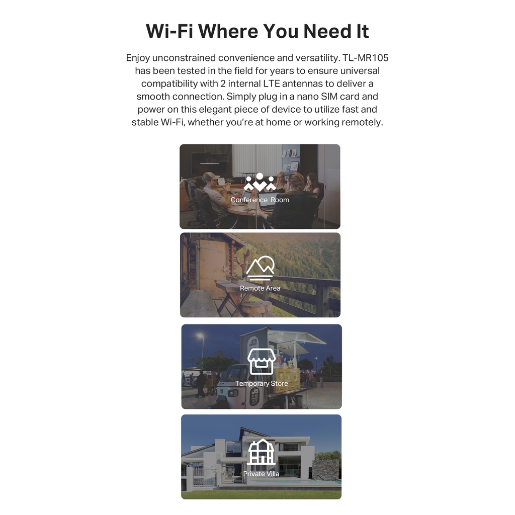 TP-Link Wireless N300 4G LTE Router Sim Card Modem Wi-Fi Router Support ...