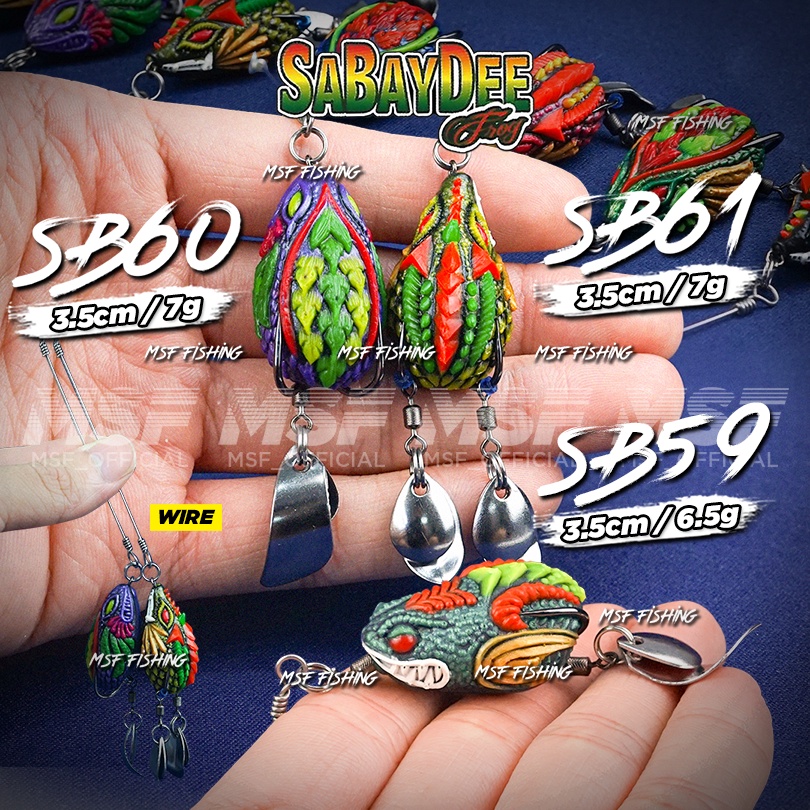 [MSF] Sabaydee SB59 & SB60 & SB61 Soft Frog | 3.5cm / 8g | Umpan Tiruan ...