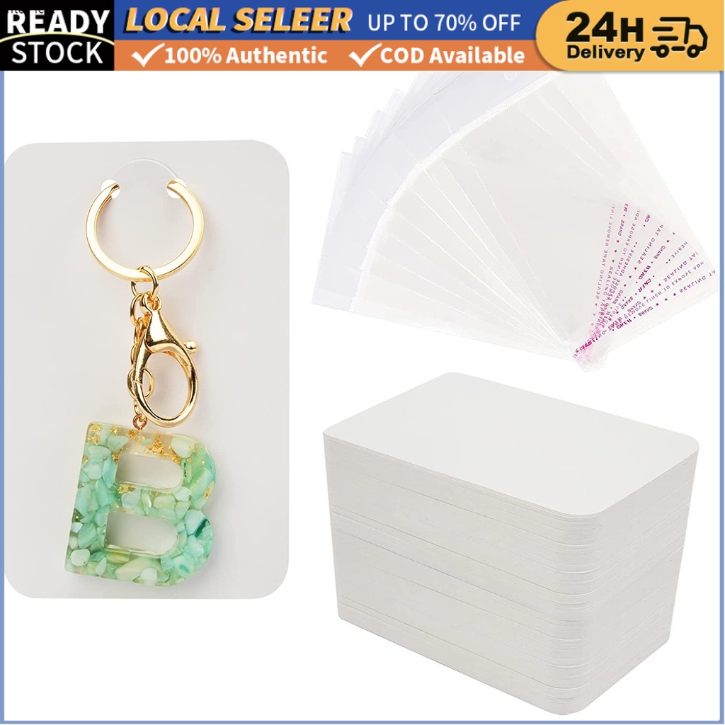 100Pcs/set Keychain Display Cards Jewelry Packaging for Jewelry ...