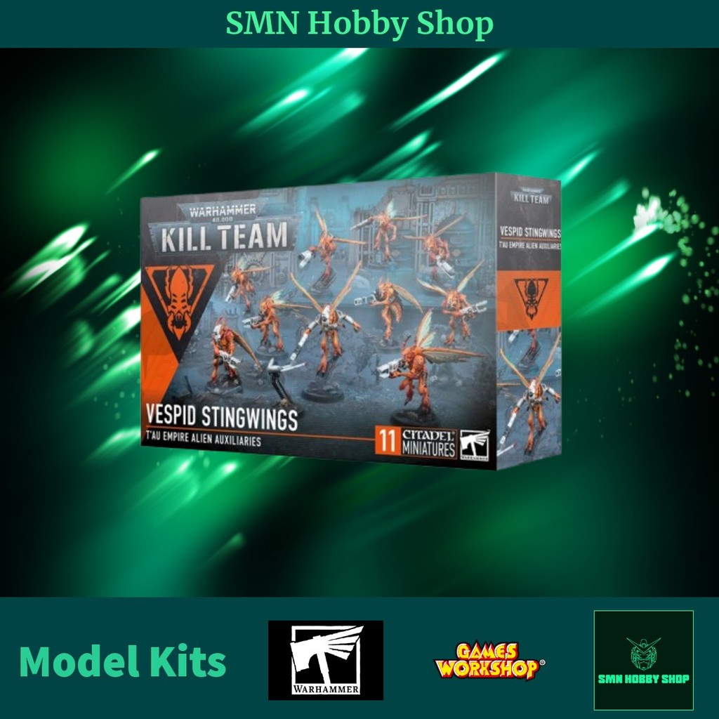 Kill Team Vespid Stingwings T'au Empire Alien Auxiliaries 11 Miniatures ...