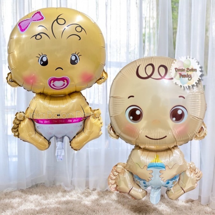 Big Size Baby Boy Girl Foil Balloons / Jumbo Baby Balloons / Baby ...