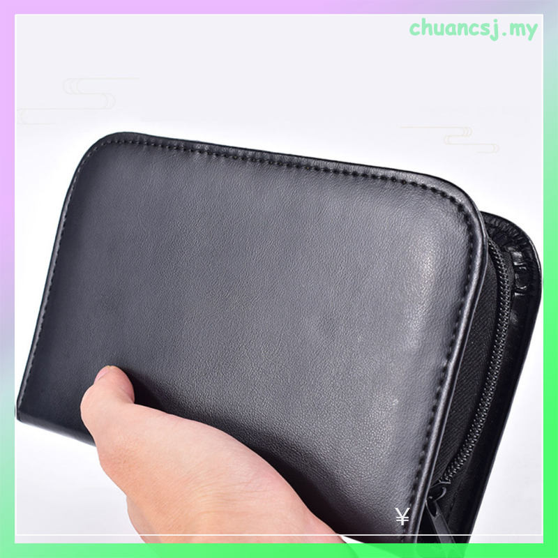 1pc Portable Blood Glucose Meter Oximeter Storage Bag PU Medical Device ...