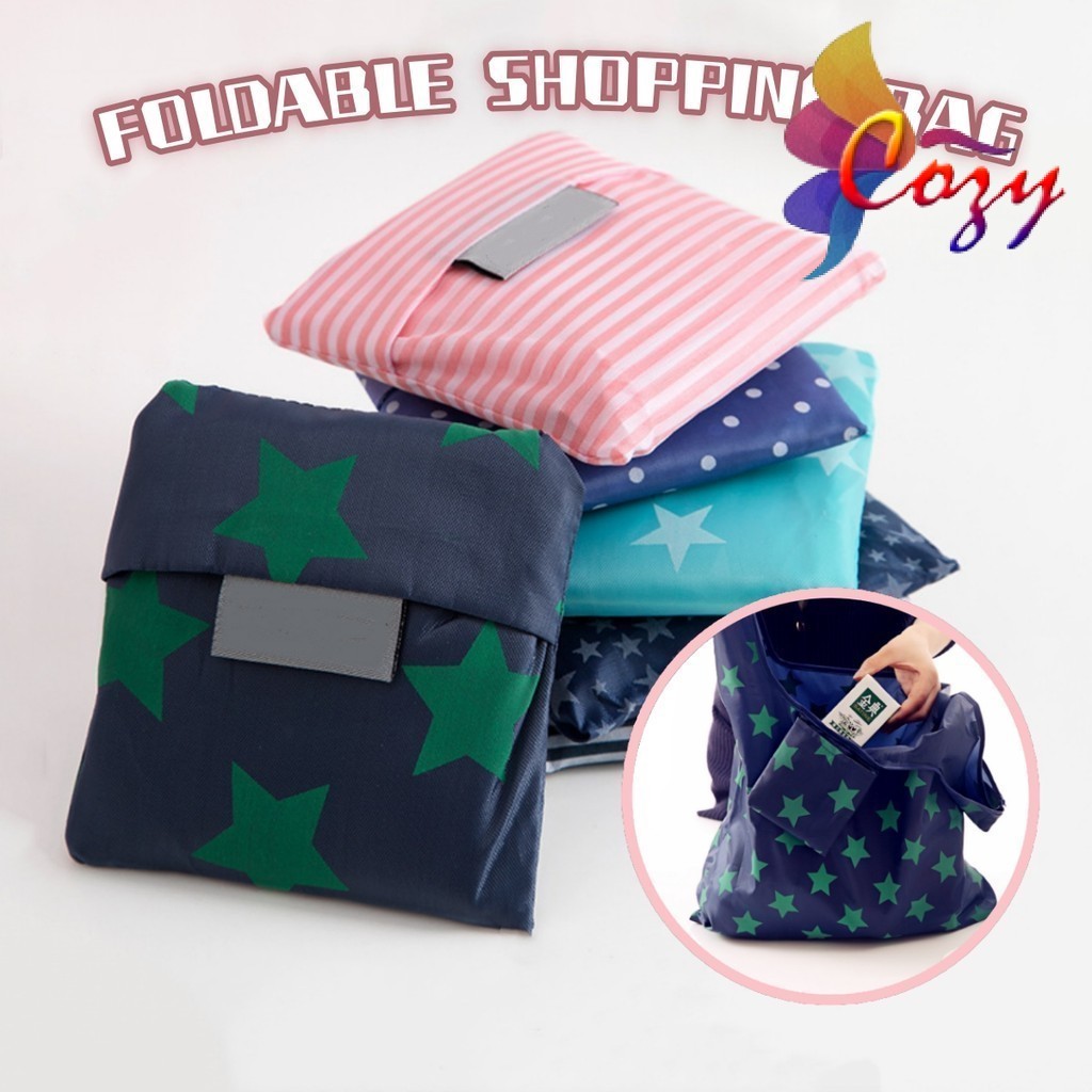 Folding Shopping Bag Reusable Recycle Bag Eco Handbag Foldable Travel ...
