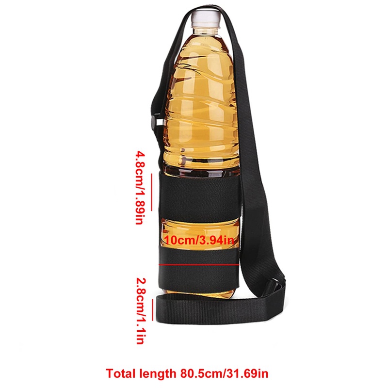 FAUSE Water Bottle Holder Carrier Strap, For 12/25/32/40/64 Oz ...
