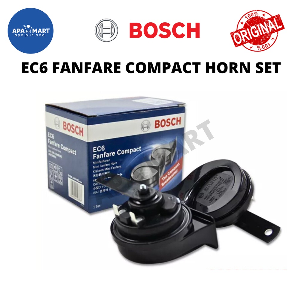 BOSCH EC6 Fanfare Compact 12V BM Twin Car Horn Set 0986AH0403 Bosch ...