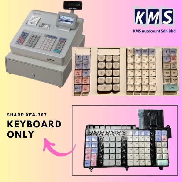Sharp XEA-307 Keyboard only for Sharp XE-A307 XEA307 Cash Register ...