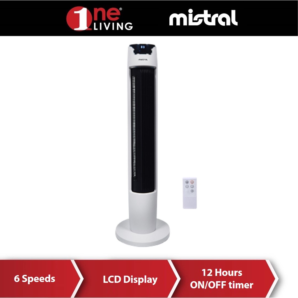Mistral Tower Fan MFD4880R | Shopee Malaysia