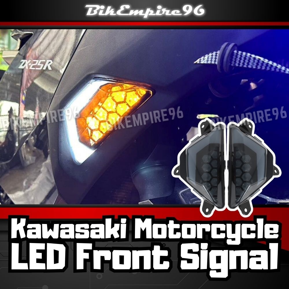 Kawasaki Ninja 250 13-23 / Ninja 650 12-23 Led Front Signal Light ...