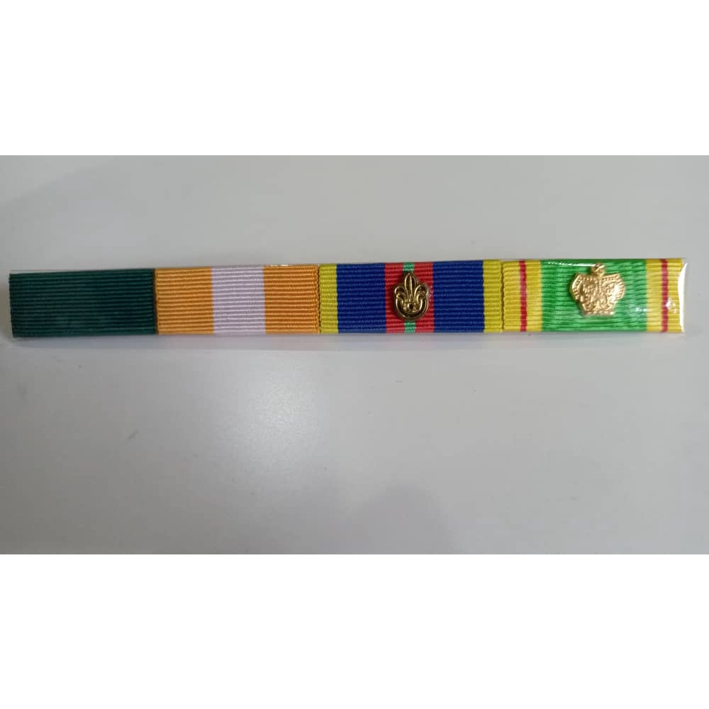 Malaysia Scout Ribbons Bar (PPB/SKKPN/KL 100Y/Queen & King) | Shopee ...
