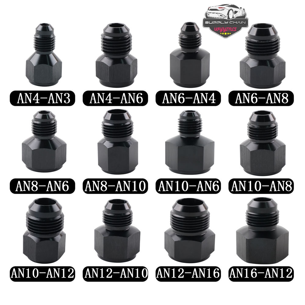 Reducer Expander Fitting Adaptor AN10 Female To AN6 Male and AN4 AN6 ...