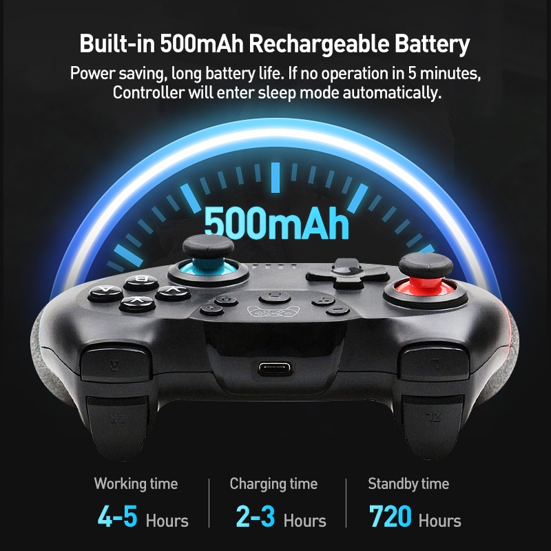 ADO Nintendo Switch & Switch Lite Switch OLED Wireless PRO Controller ...