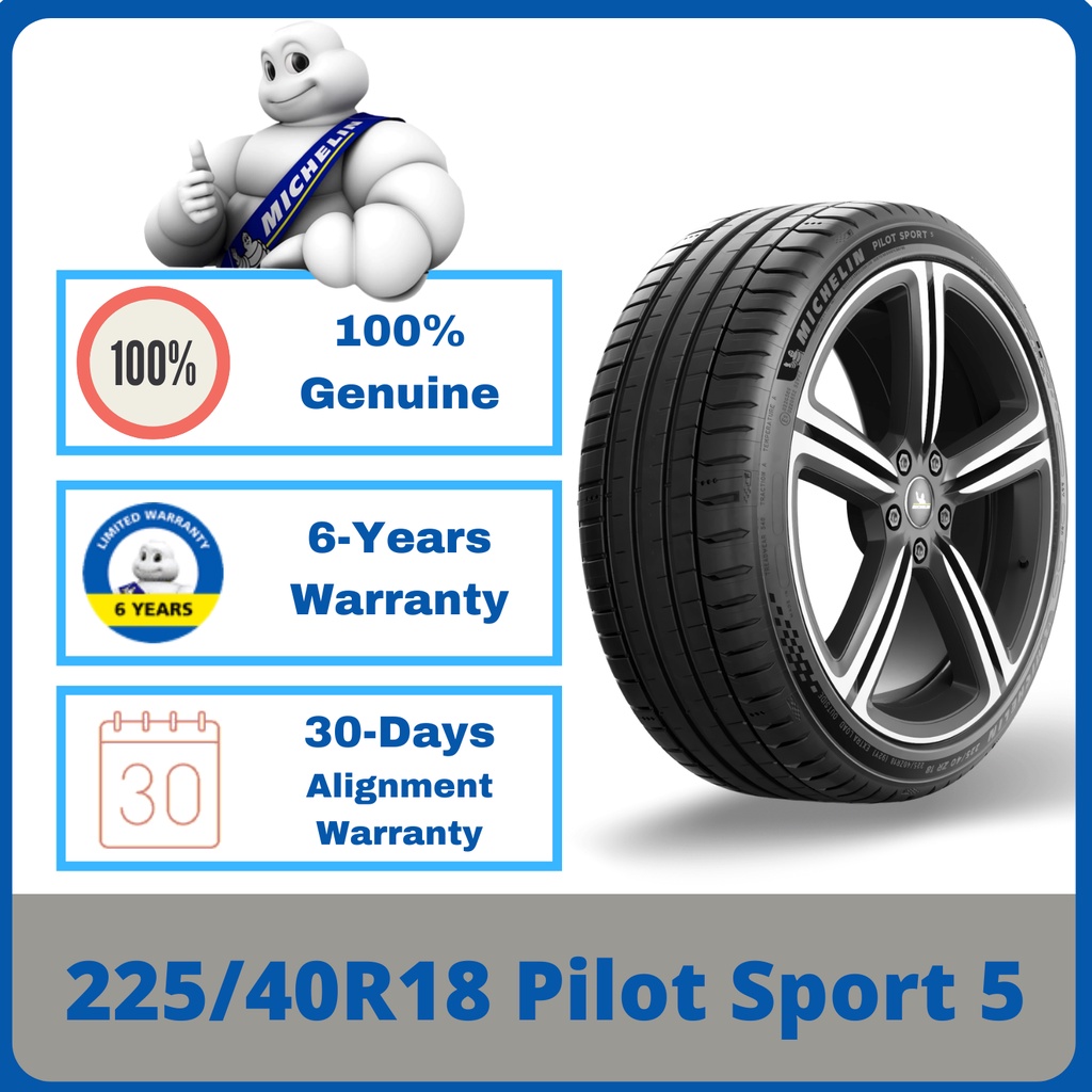 225/40R18 Michelin Pilot Sport 5 PS5 *Year 2023/2024 | Shopee Malaysia