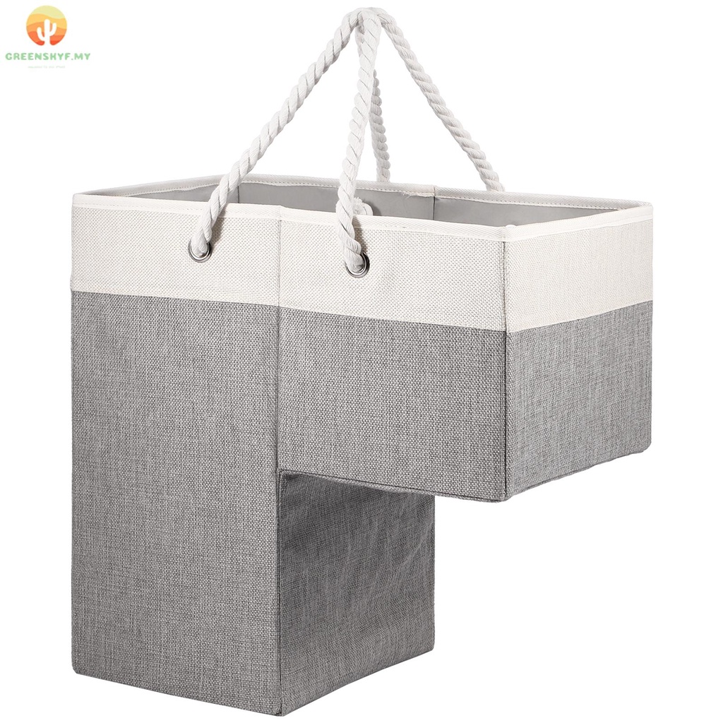 Stair Basket with Handle L-Shape Stair Baskets for Carpeted and Wooden ...