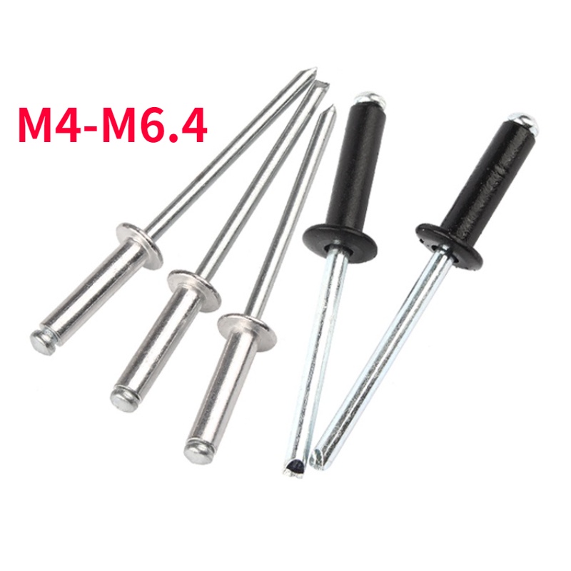 [XNY] White Zinc Aluminum Rivets Rivets Round Head Rivets M4/M5/M6.4 ...
