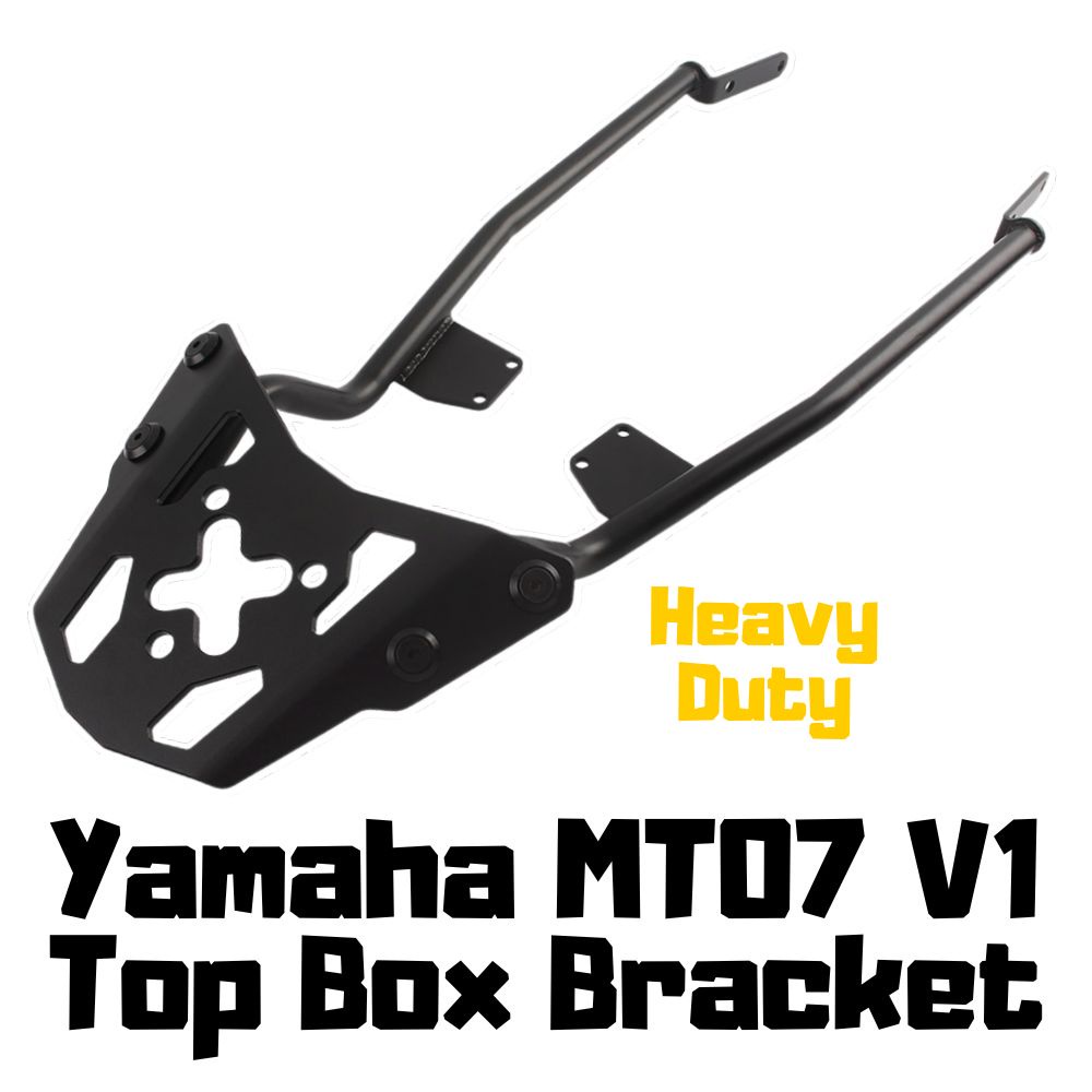 Yamaha MT07 V1 Heavy Duty Top Box Bracket Rear Carrier Luggage Rack ...