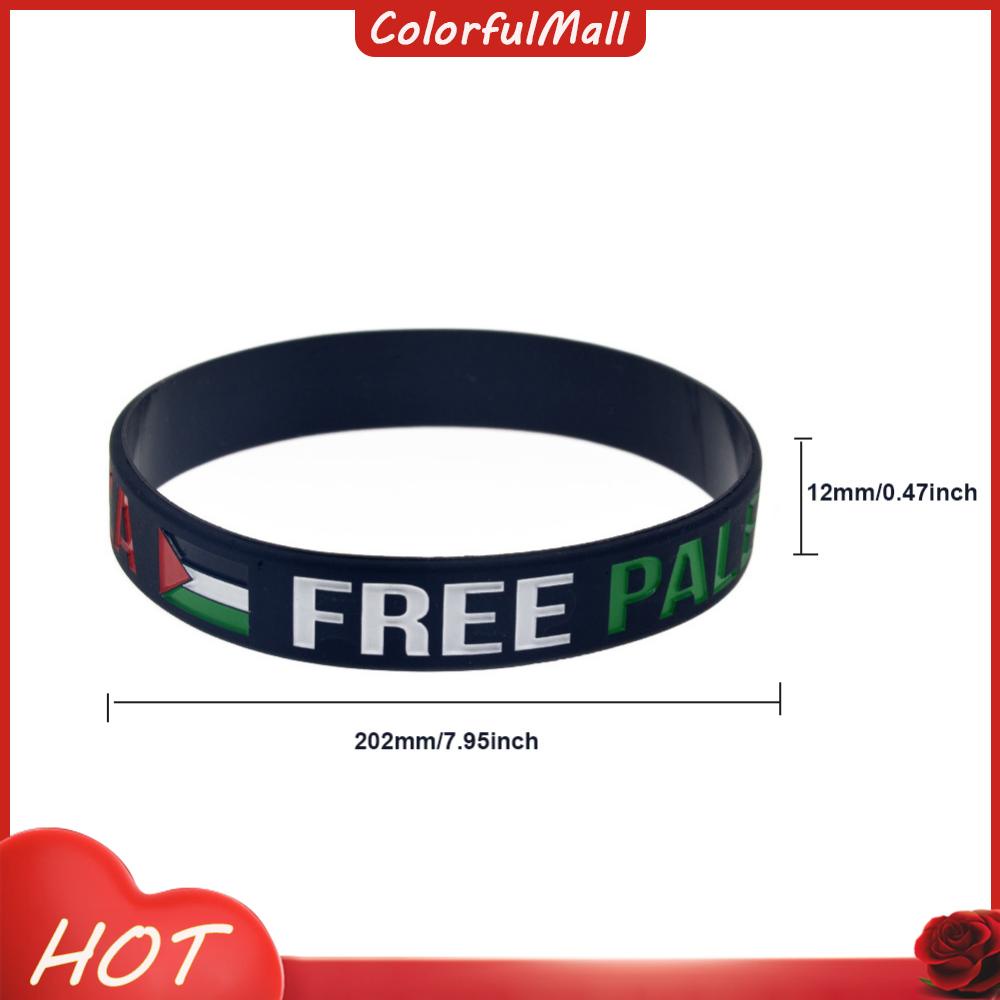 ColorfulMall Palestinian Flag Bracelet Palestine Free Palestinian Two ...